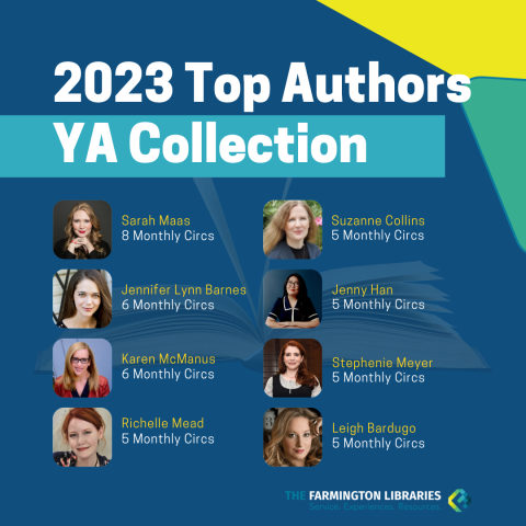 A look back at 2023: Top YA Authors | Farmington Libraries